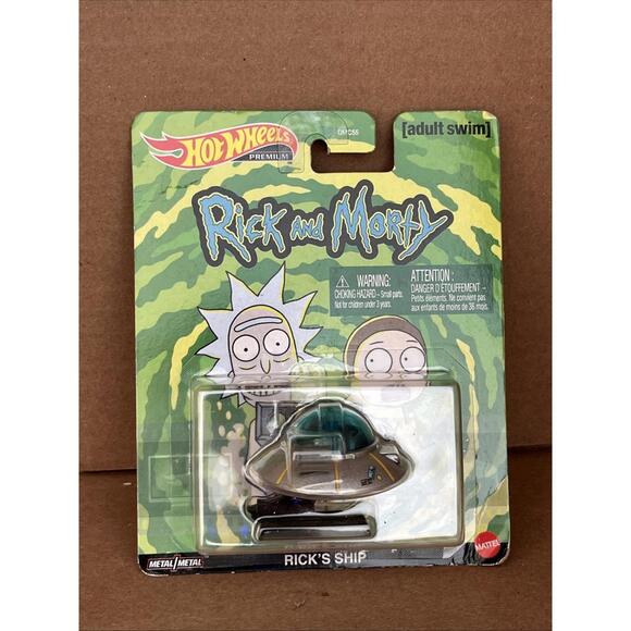 Hot Wheels | Toys | Rick Morty Hot Wheels Ricks Ship Real Riders 64 ...
